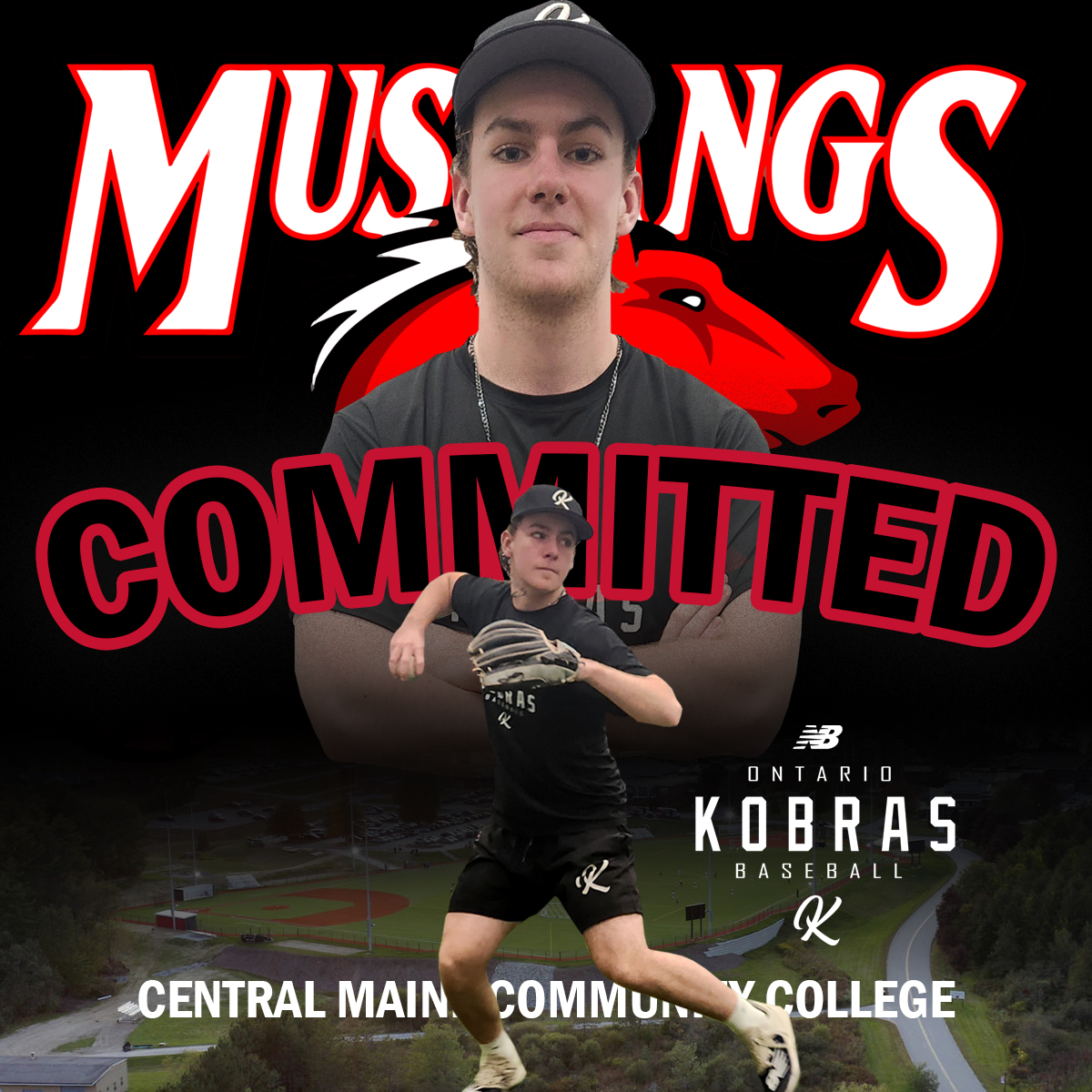 Joel Gotthelf Commits to Central Maine CC - Ontario Kobras Baseball